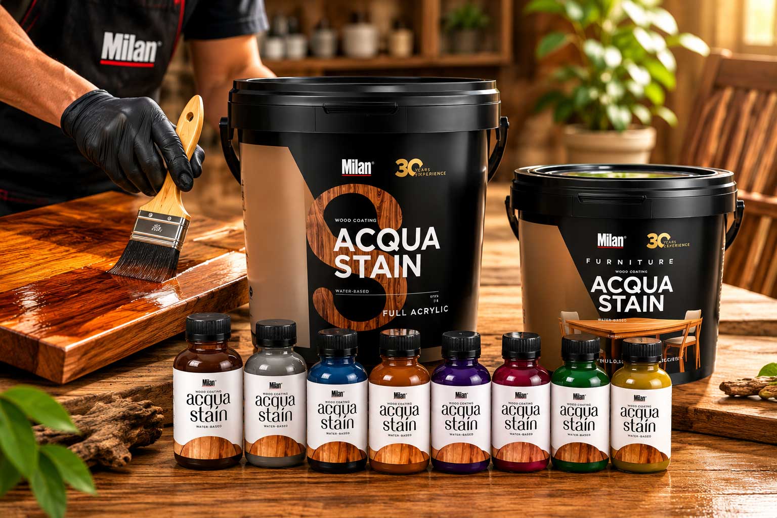 Milan Acqua Stain – Cat Kayu Water Based Premium